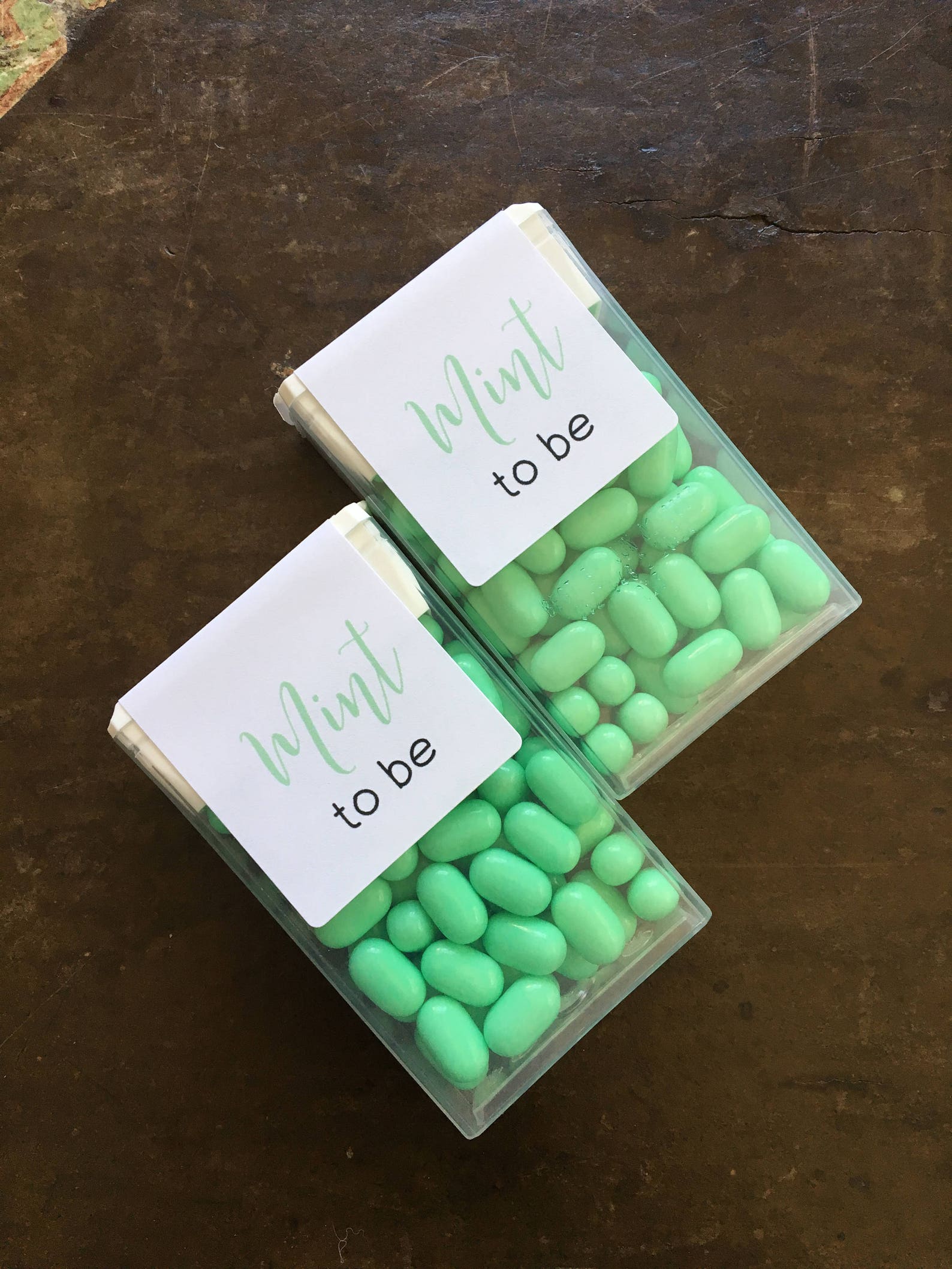 PRINTABLE STICKERS Mint to Be Tic Tac Mint Labels. Mint Favor | Etsy