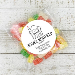 Realtor Open House Labels - 20 Personalized Stickers for Giveaways ...