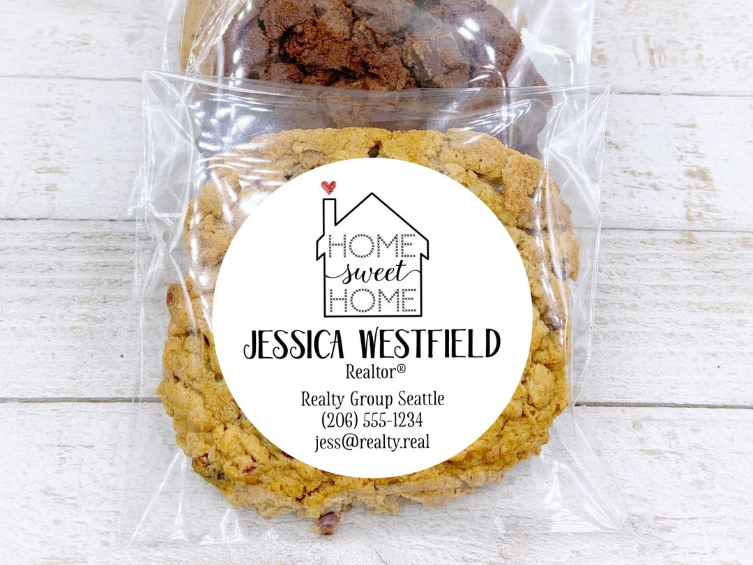 Realtor Open House Labels - 20 Personalized Stickers for Giveaways ...