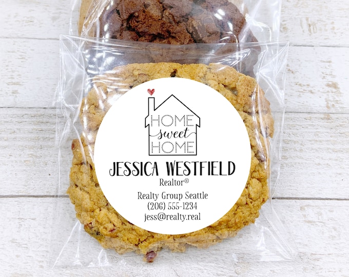 Realtor Open House Labels 20 Personalized Stickers for Giveaways Real ...