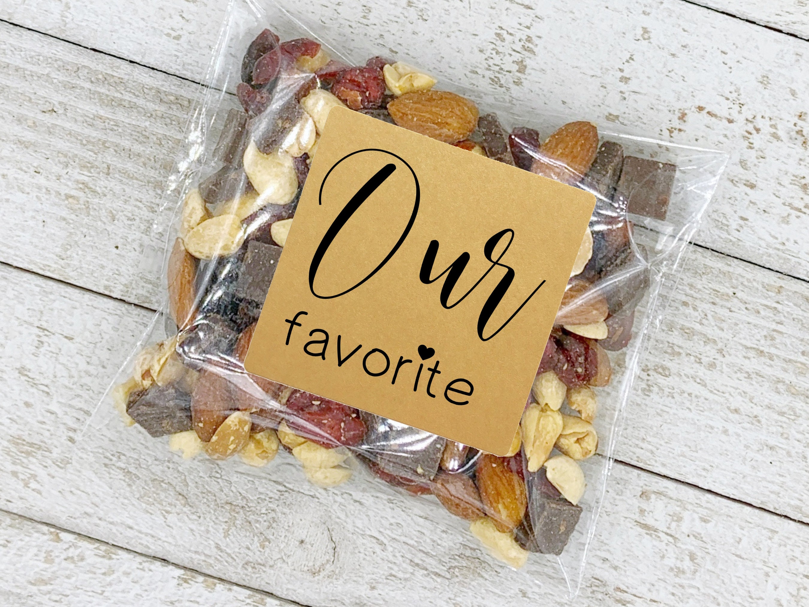 Our Favorite Wedding Favors - 20 Favor Labels With Optional Bags, Add ...