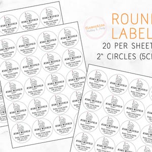 Realtor Open House Labels - 20 Personalized Stickers for Giveaways ...