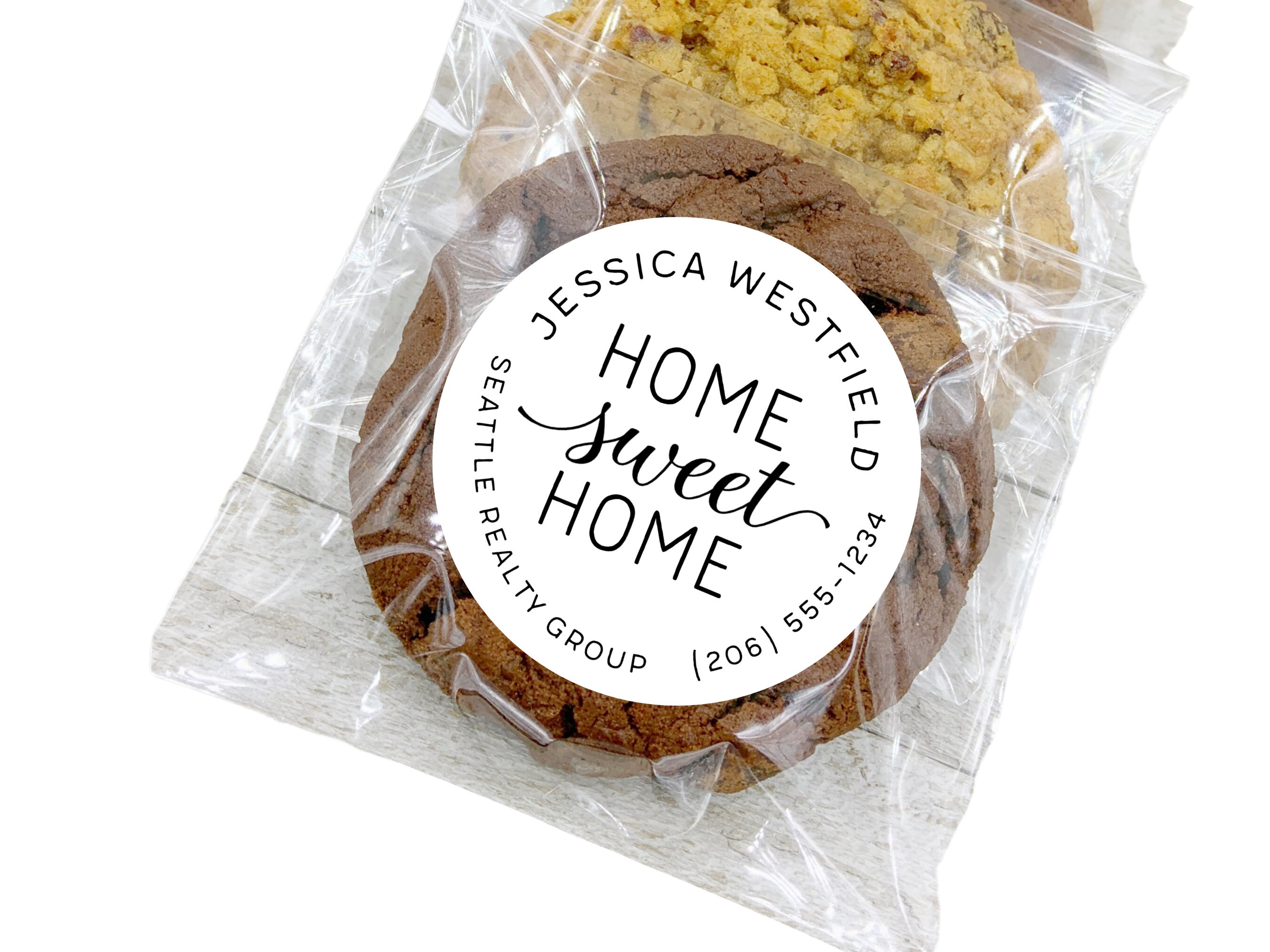 Realtor Open House Labels - 20 Personalized Stickers for Cookies, Candy ...
