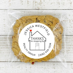 Custom Labels for Realtor Open House - 20 Personalized Stickers for ...