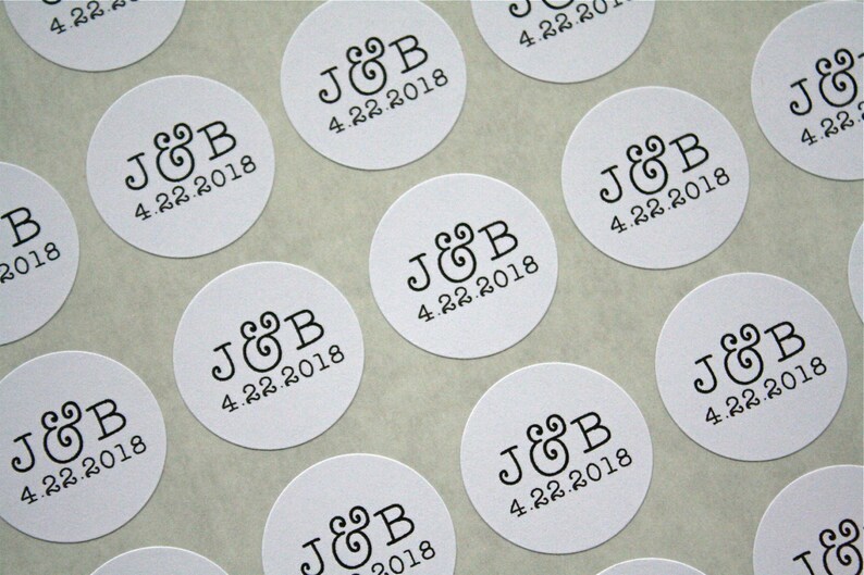 Personalized Stickers for Wedding Party Shower 63 labels | Etsy