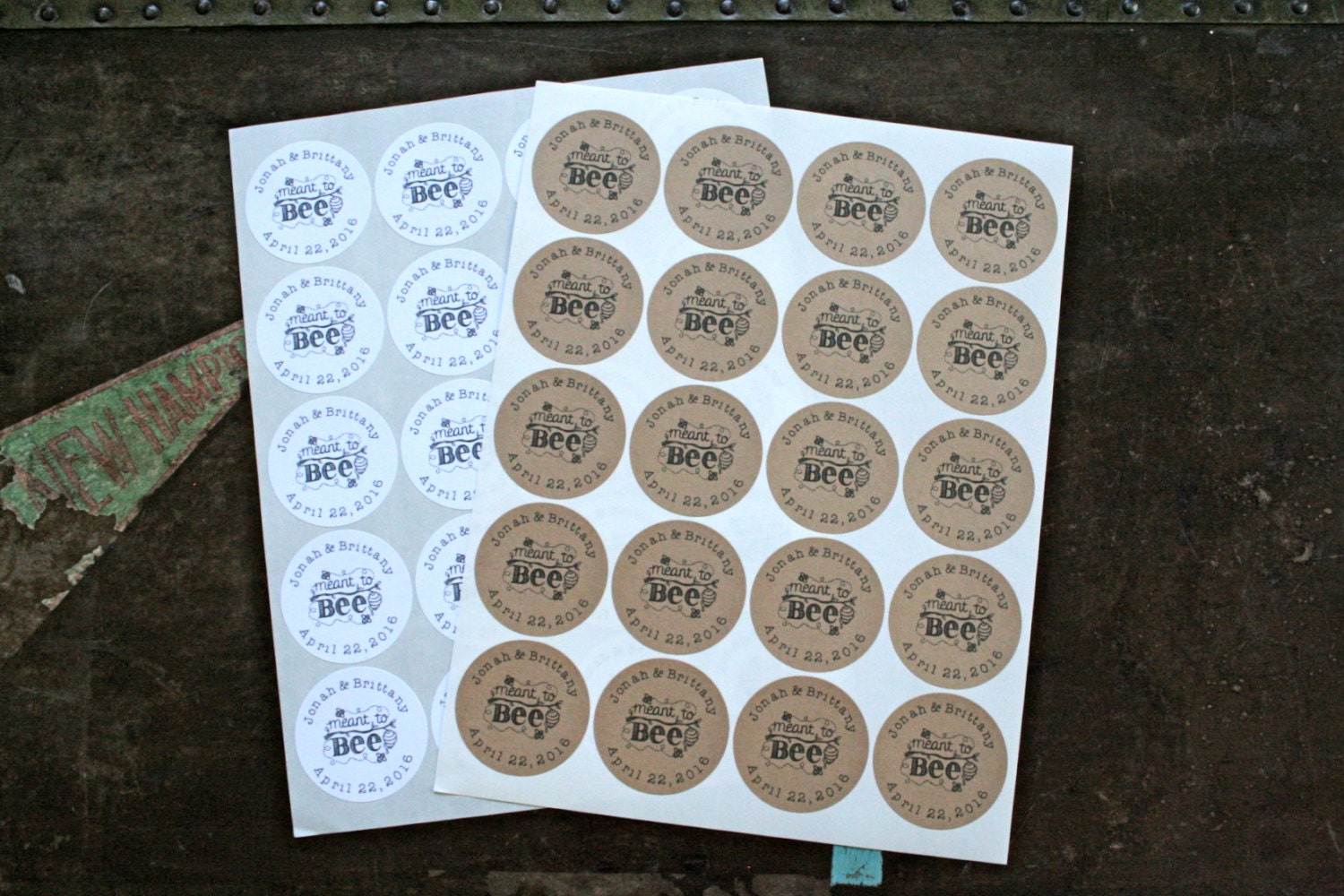 Personalized Favor Labels for Wedding Shower Engagement | Etsy