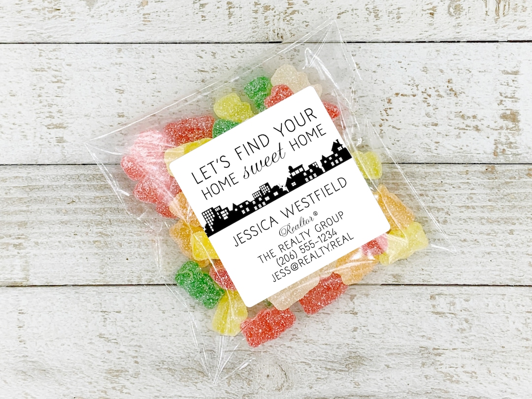 Custom Labels for Realtor Open House - 20 Personalized Stickers for ...