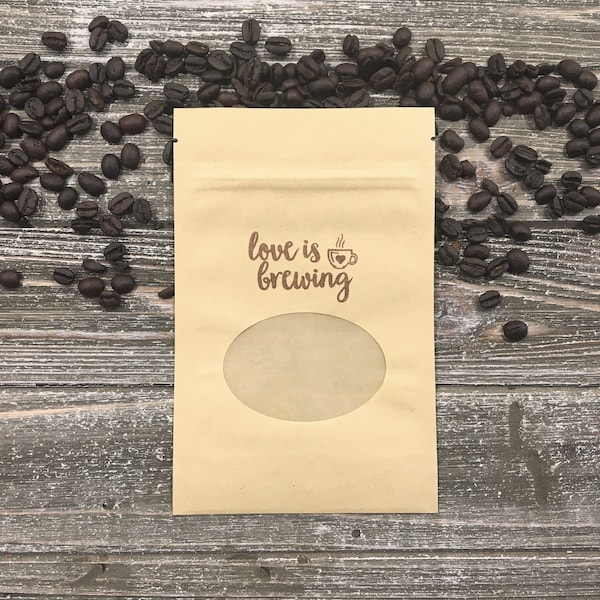 Coffee Favor Bag - Etsy