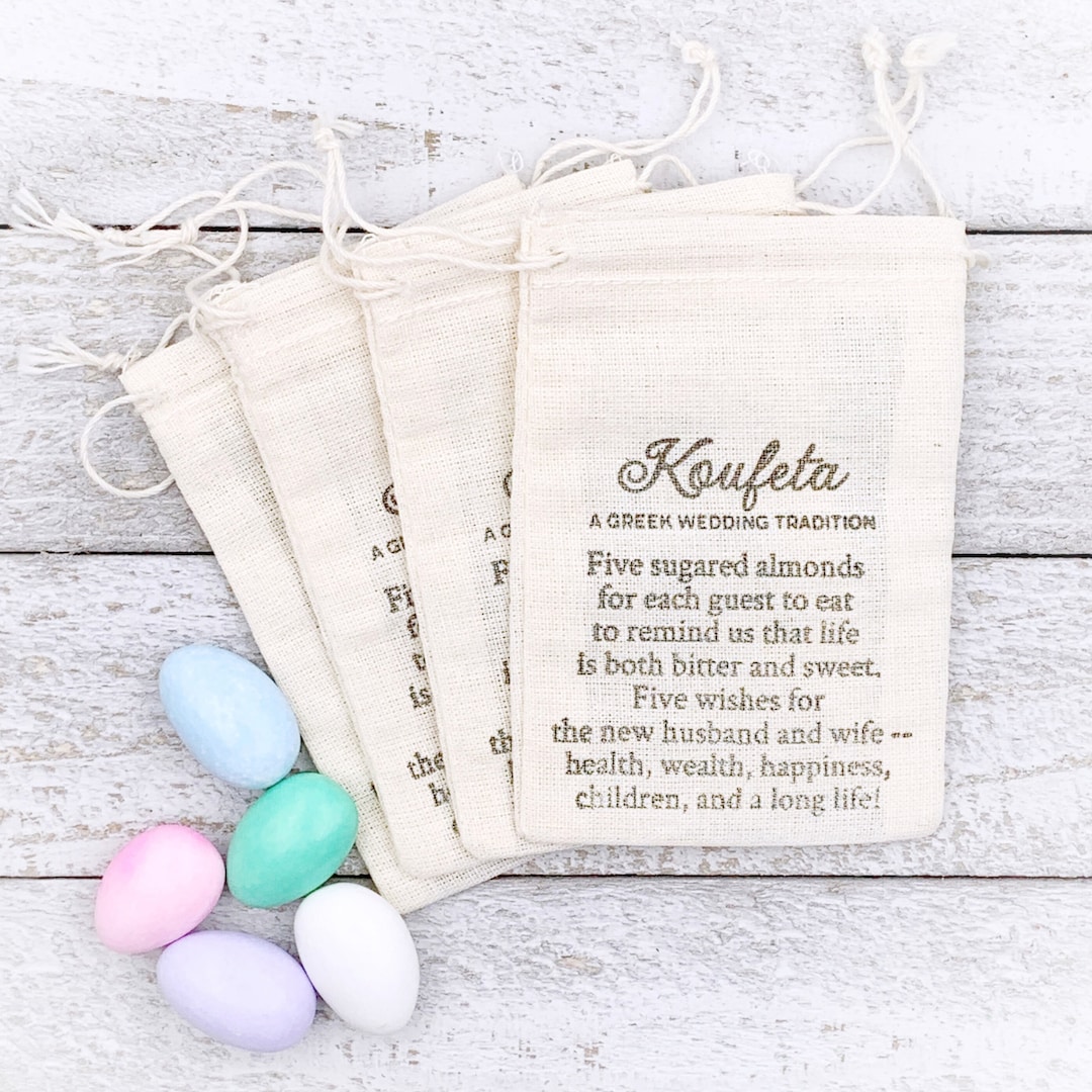 Koufeta Favor Bags for Wedding, Shower - Greek Wedding Tradition ...