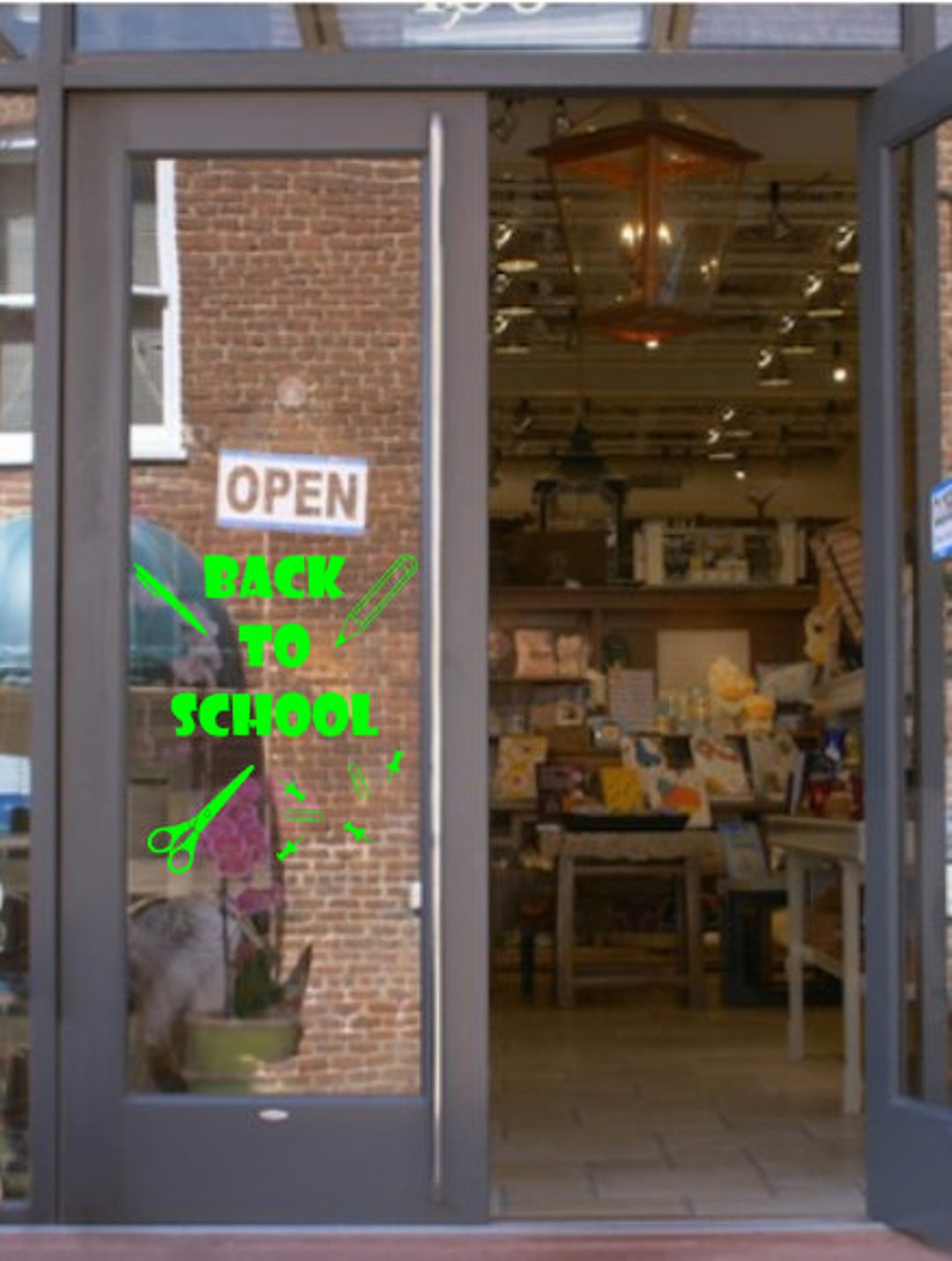 Back to School | Shop Window Sticker | Decal | Window Display | Kids ...