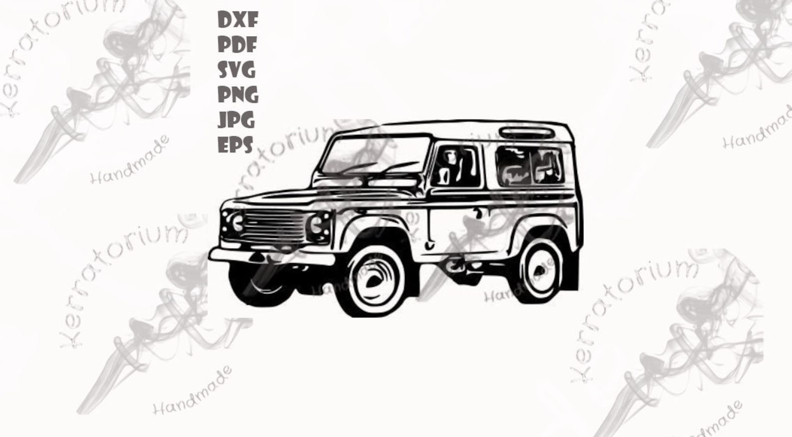 Defender, 110, 4x4, Series, 90, SVG, DXF, EPS Cut File, Draw Image File ...