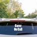 Carer on Call Sticker, Window Decal, Car Sign, Health Carer - Etsy