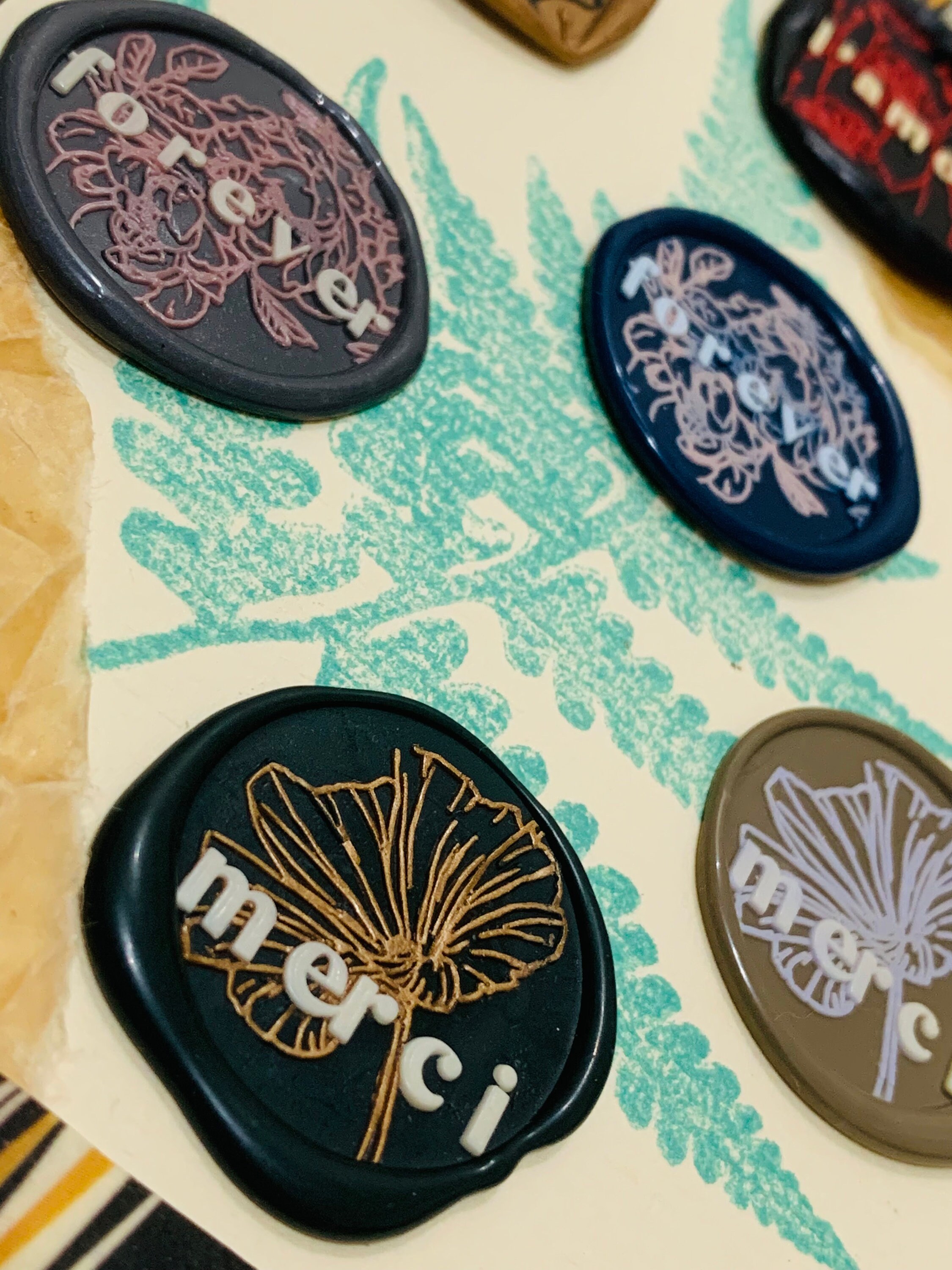 Wax Seals - Color-layering Words - Etsy