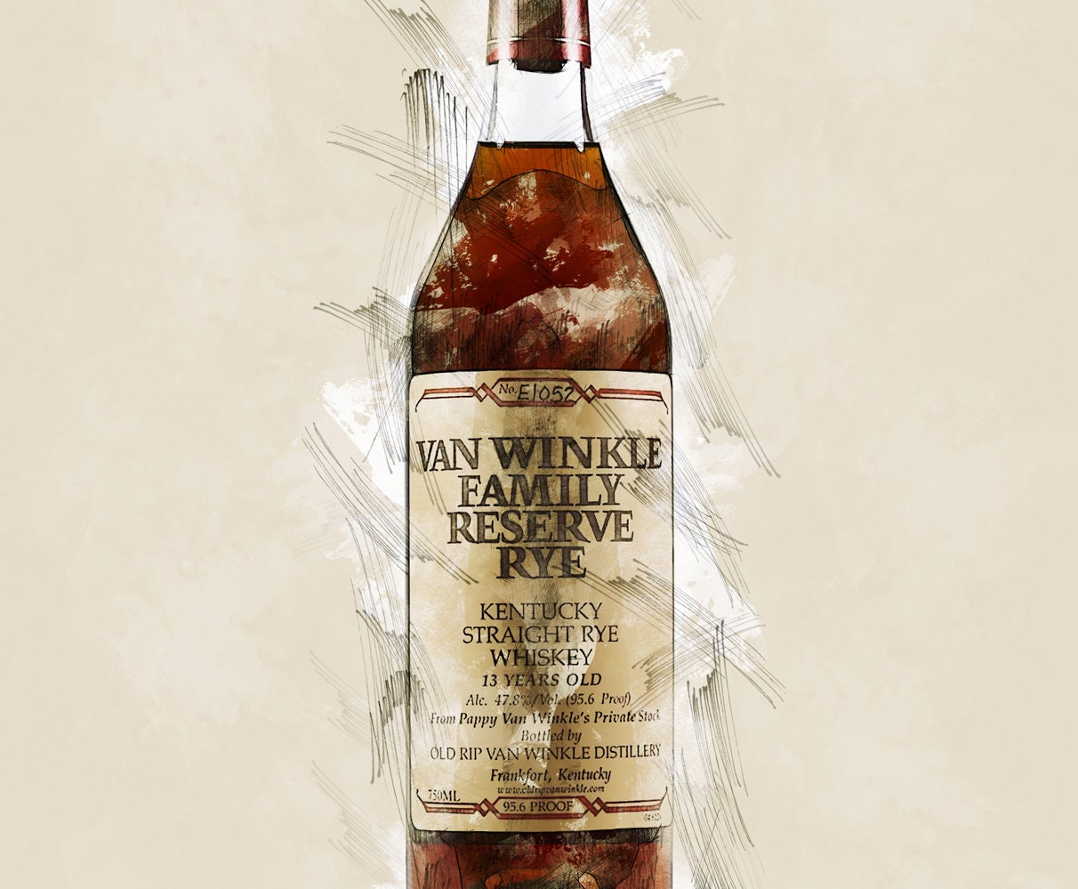 Van Winkle Family Reserve Rye 13 Year Kentucky Straight - Etsy