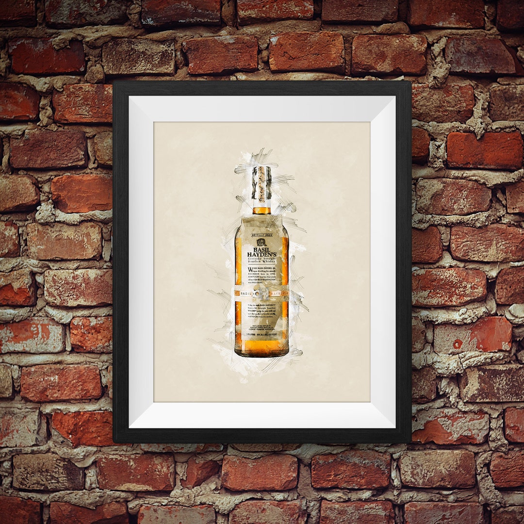 Basil Hayden's Kentucky Straight Bourbon Whiskey - Original Wall Art ...