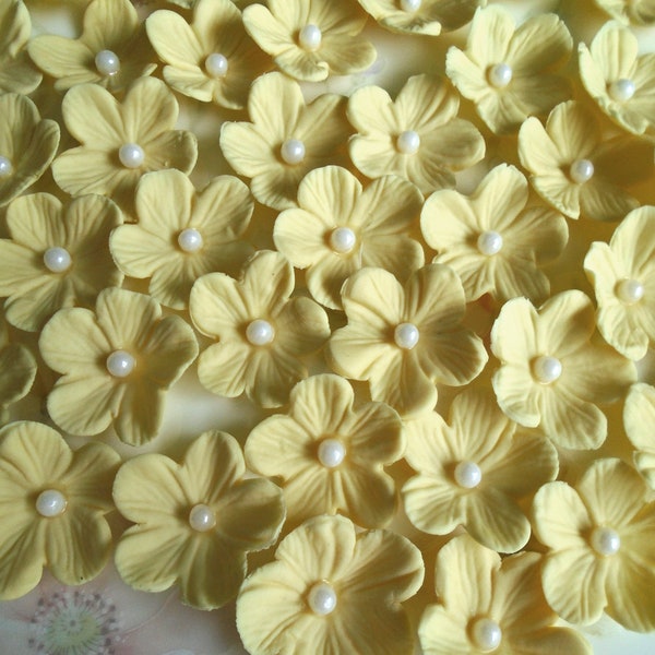 Gum Paste Flowers - Etsy