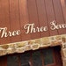 LARGE Graceful Cursive House Numbers - Etsy