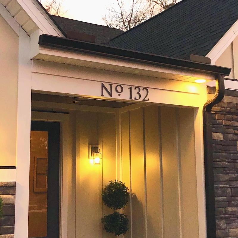 House Written Number - Etsy