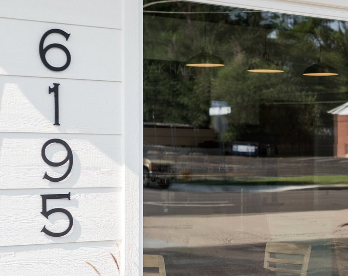 Custom Plastic House Numbers Letters etc. by GoHomeNumbers on Etsy