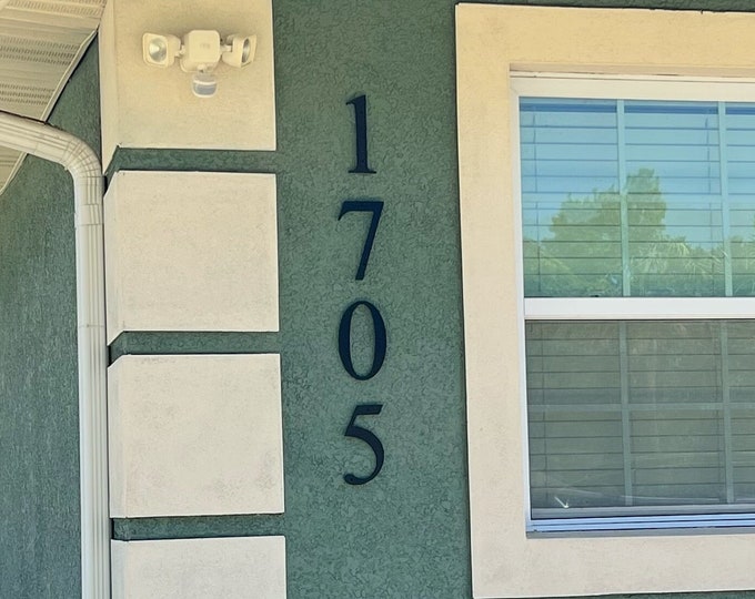 8 Inch Traditional & Wider, House Numbers Letters - Etsy