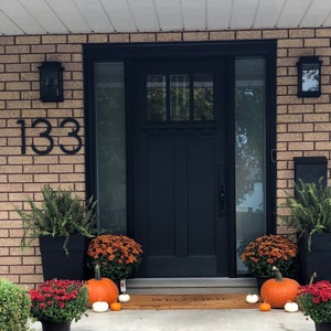 12 Inch Modern House Numbers Letters | Etsy Canada