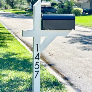 4 Inch Modern Plastic House Numbers Letters - Etsy