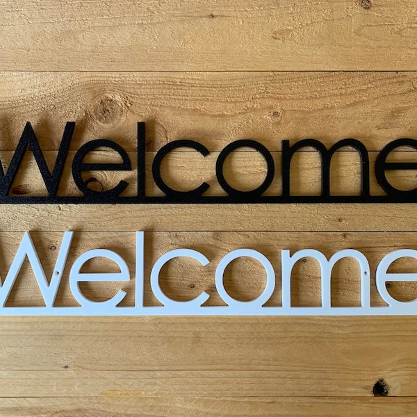 Plastic Welcome Sign - Etsy
