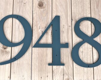Cast Iron House Numbers 6 Inch Metal Home Address Numbers | Etsy