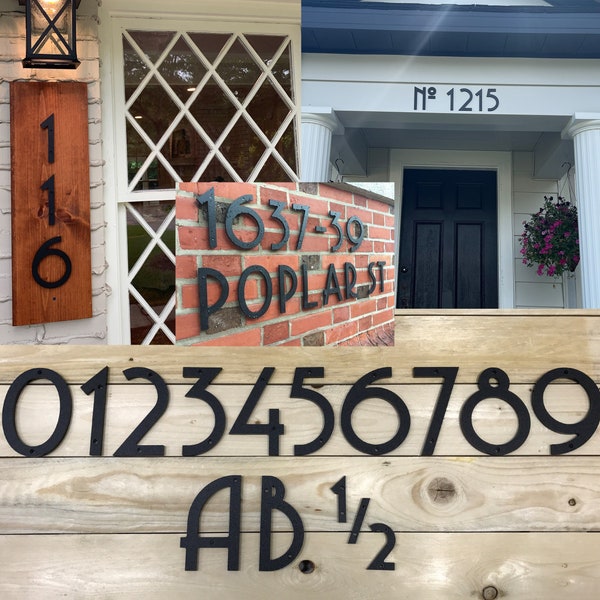 Craftsman House Numbers - Etsy