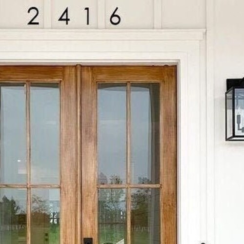 12 Inch Modern House Numbers Letters - Etsy