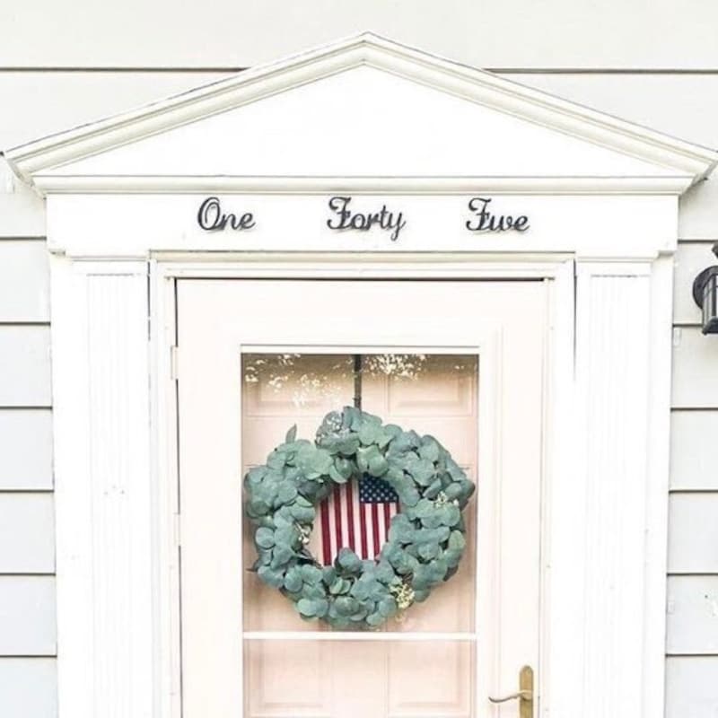 Colonial House Numbers - Etsy