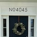 6 Inch Modern House Numbers and Letters - Etsy
