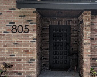 18 inch Modern House Numbers Letters | Etsy