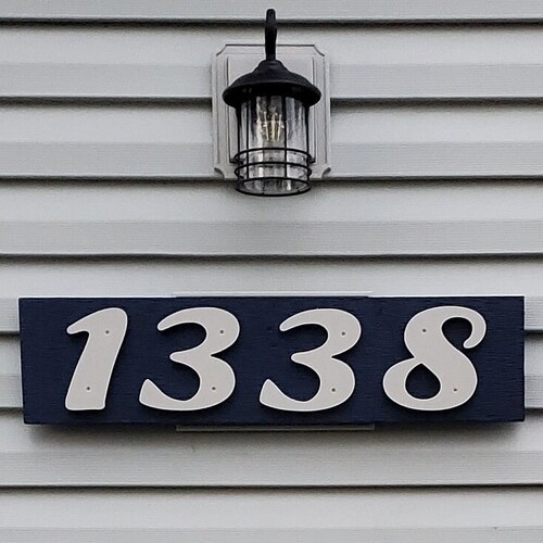 8 Inch Socal Script Style House Numbers Letters - Etsy