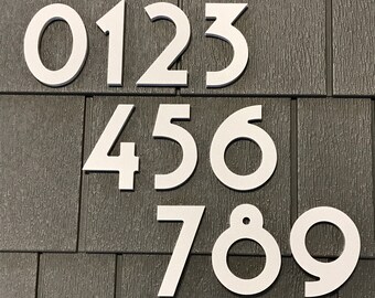 6 inch Magnetic Modern Numbers Letters for doors houses | Etsy