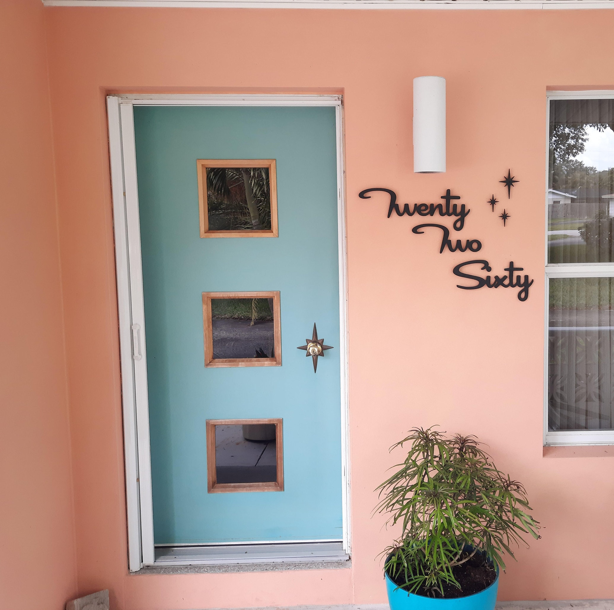 Mid Century Cursive House Numbers: Regular Size - Etsy