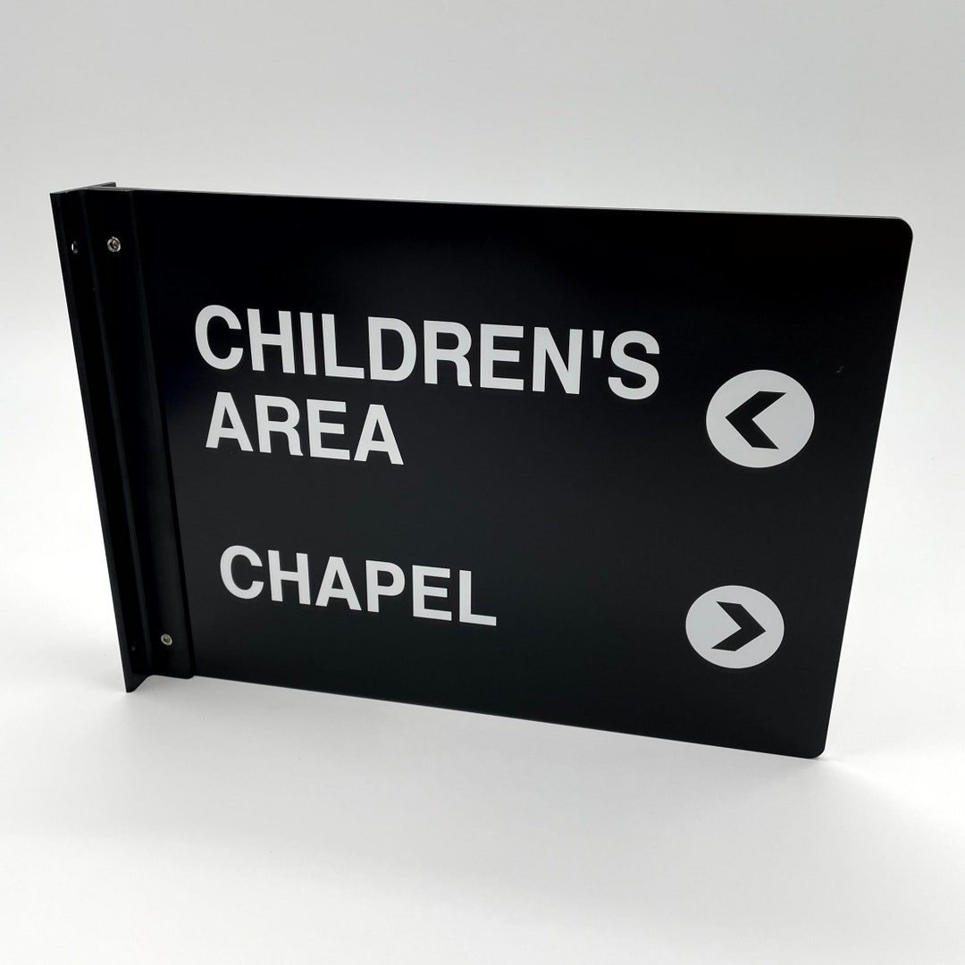 Custom Sign for Hallways, Businesses, Schools. Projecting 8" X 11" Wall ...