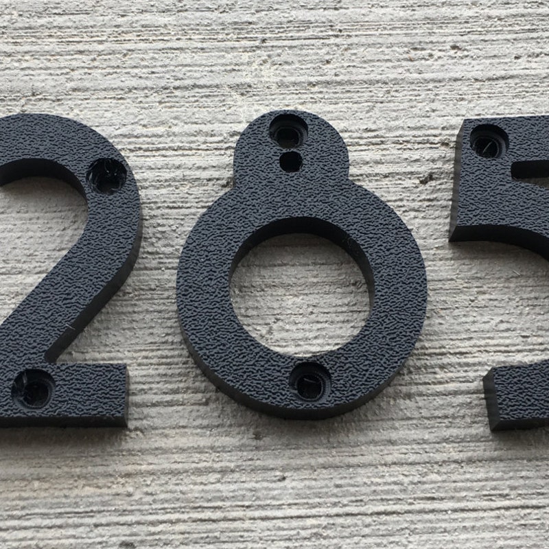 Modern Mailbox Numbers - Etsy
