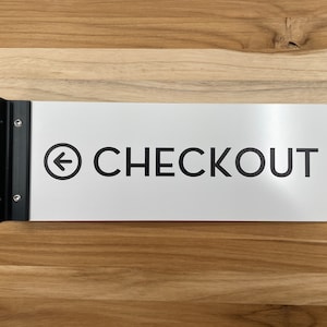 Custom Projecting Sign, Corridor Flag Sign for Room Number, Business ...