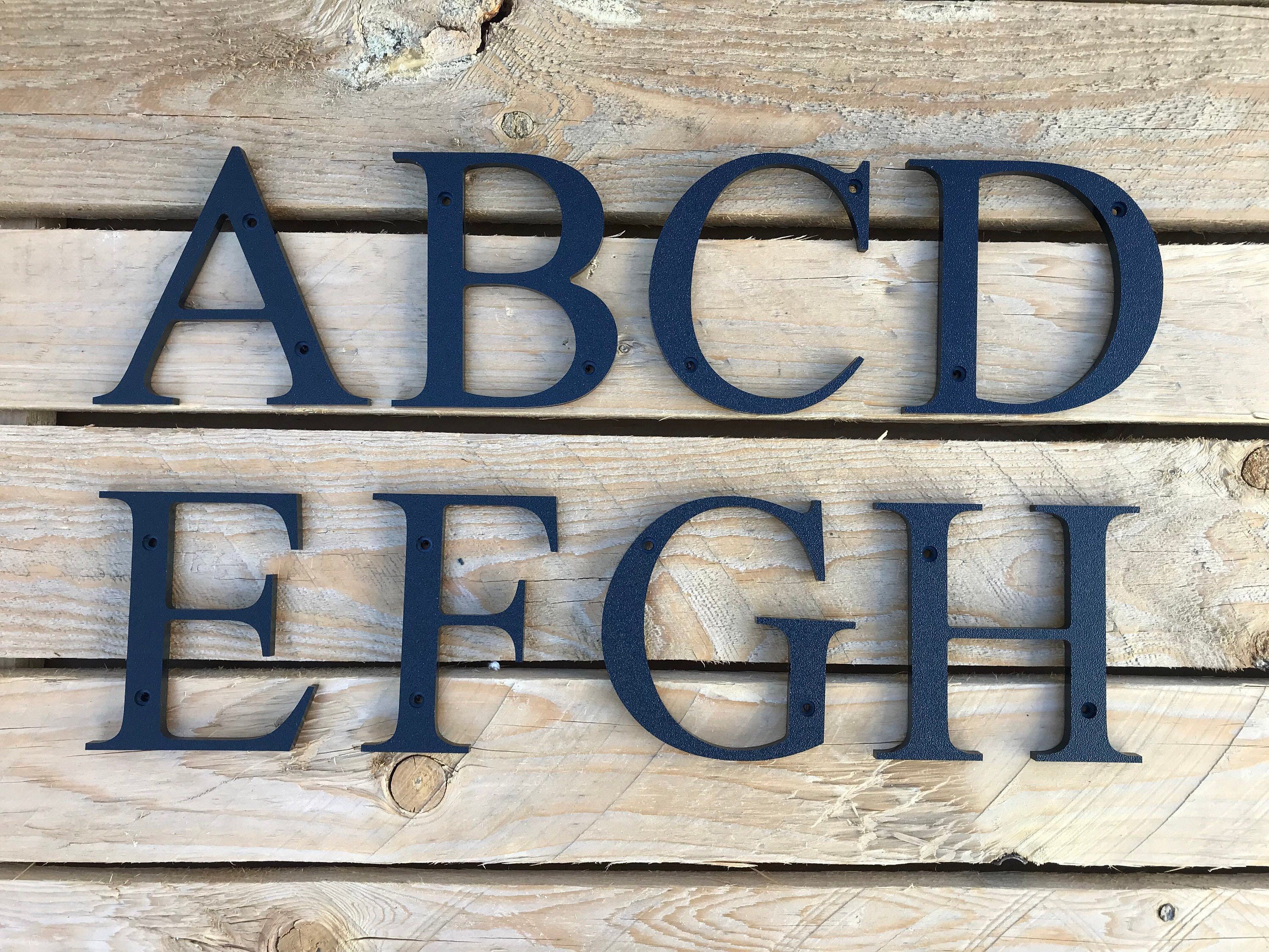 4 Inch Classic House Numbers Letters - Etsy Canada