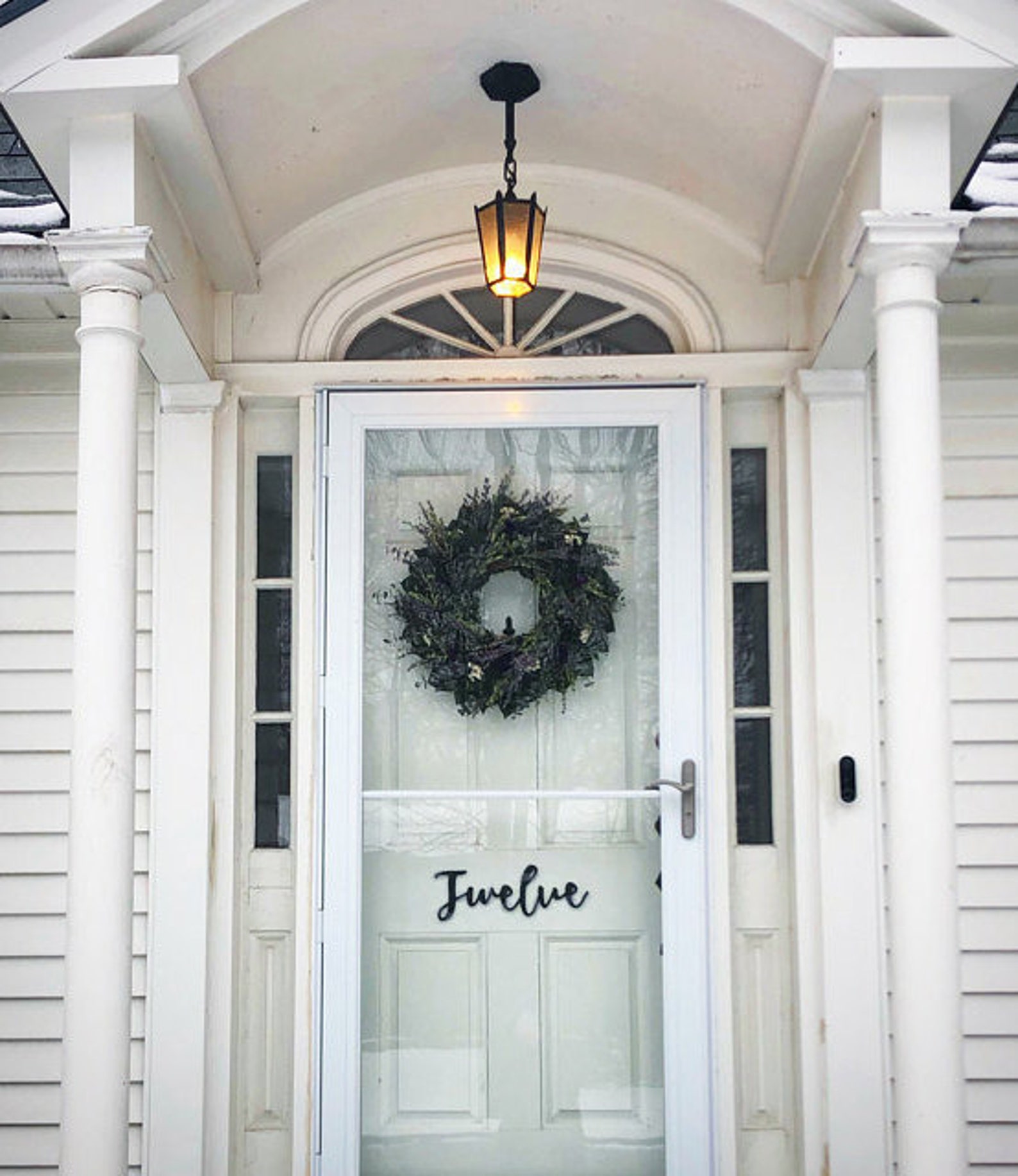 Brush Script Cursive House Numbers: Regular Size - Etsy Canada