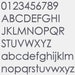 12 Inch Modern House Numbers Letters - Etsy