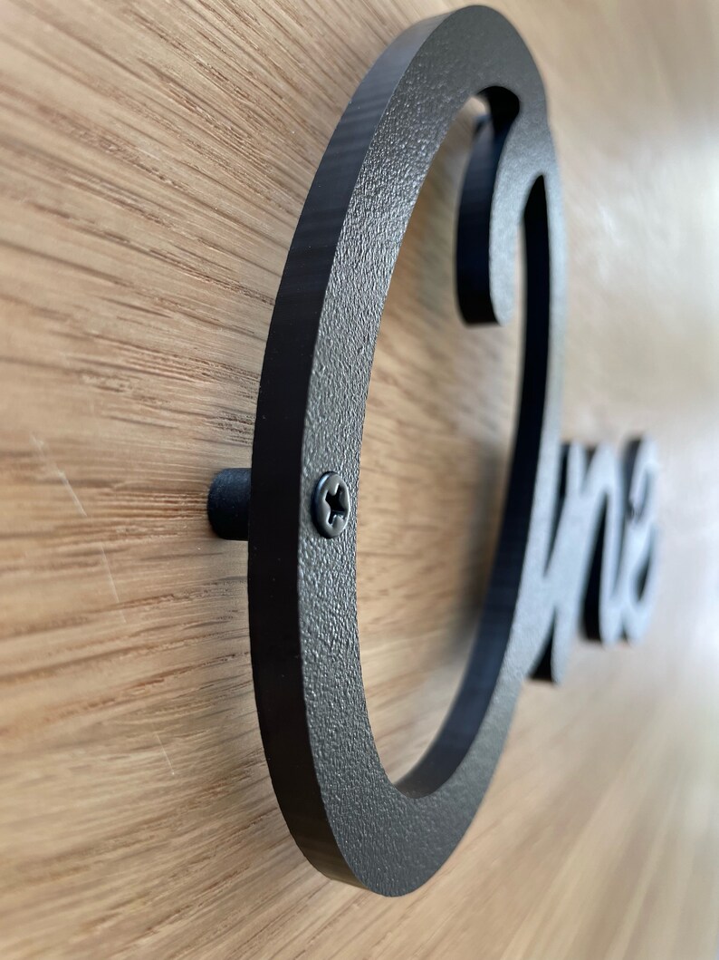 Longhand Cursive House Numbers: Regular Size - Etsy