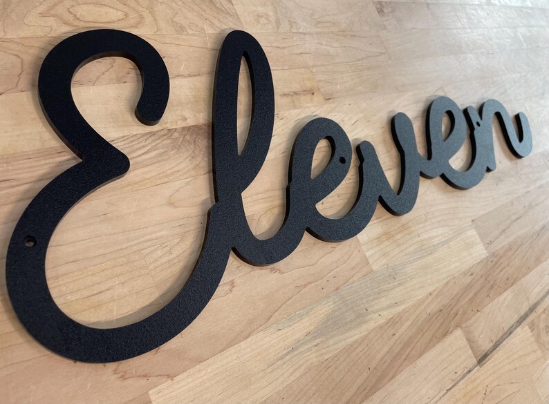 Large Longhand Cursive House Numbers - Etsy
