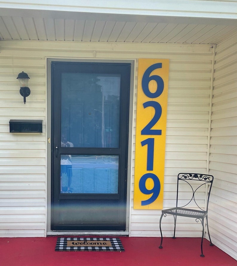 16 Inch Bold House Numbers | Etsy