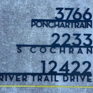 Custom Contemporary Apartment Number Unit Address Sign Regular Size - Etsy