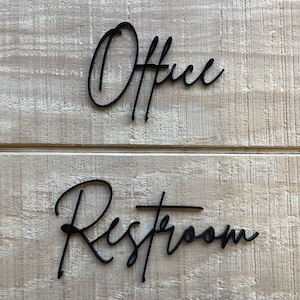 Custom Acrylic Laser Cut-out Cursive Sign - Etsy