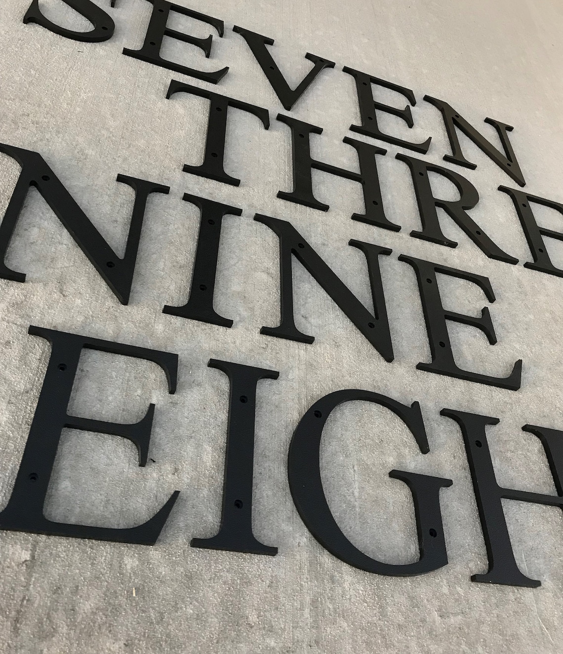 5 Inch Classic House Numbers Letters - Etsy