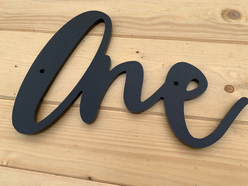 LARGE Brush Script Cursive House Numbers - Etsy