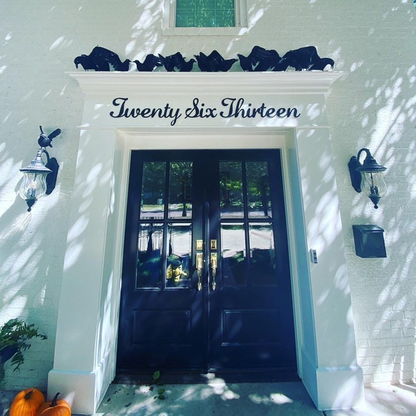 Large Colonial Cursive House Numbers | Etsy Canada